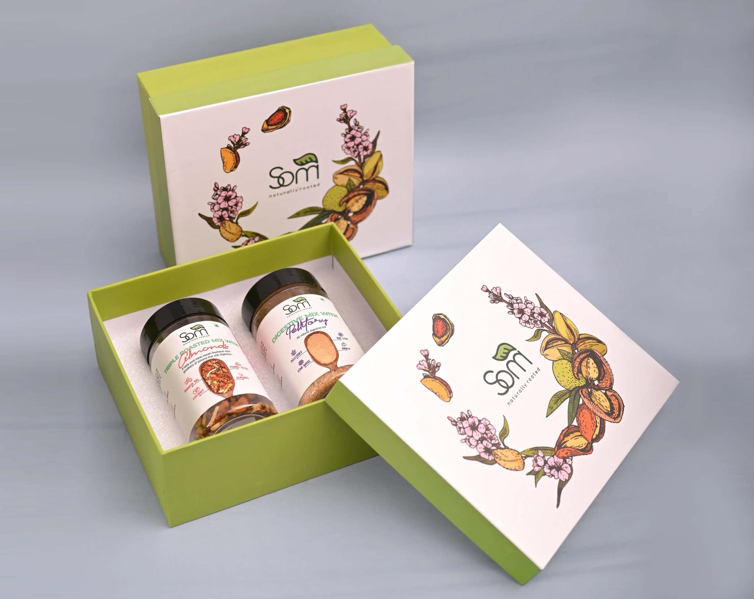 Customized Gift Hamper with Som Food | Buy Premium Quality Vegan Food ...